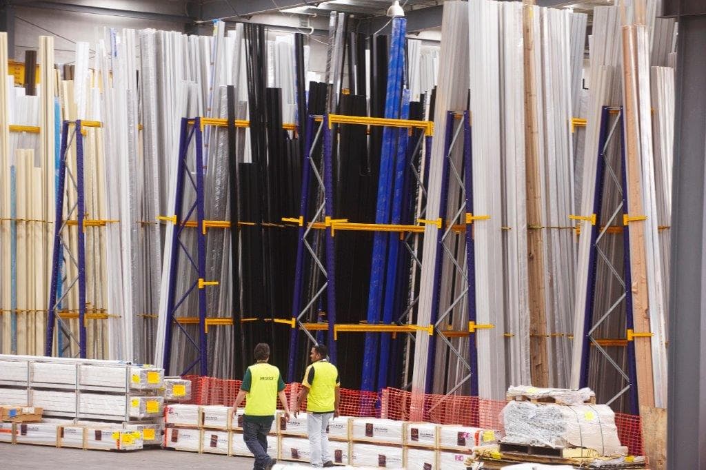 A-frame rack Australia-min | Macrack Pallet Racking